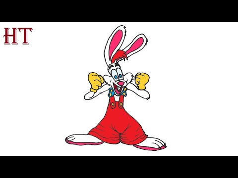 How To Draw Roger Rabbit Step by Step – I'm Youtuber – Follow my videos ...