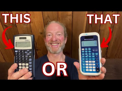 TI-30XIIS Calculator versus TI-34 Multiview Calculator