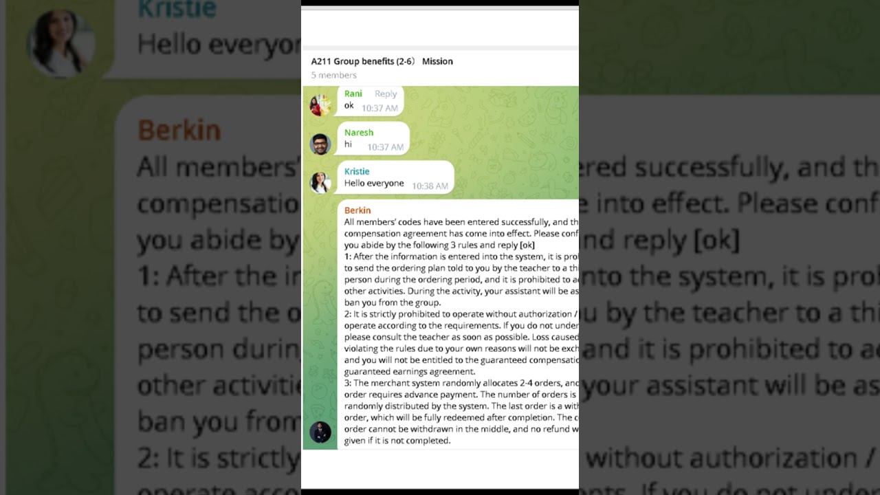 Part-time job scams through telegram