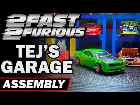 2 Fast 2 Furious Tej's Garage (For Hot Wheels & 1/64 Scale Cars) by ...