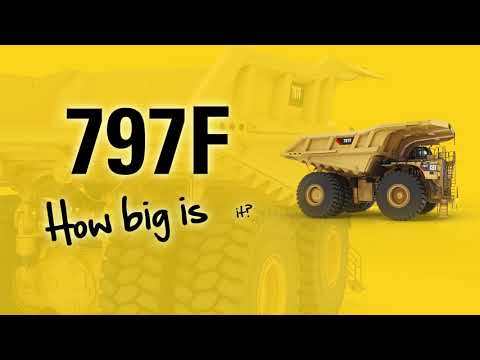Fun facts about the size of a Cat® 797F