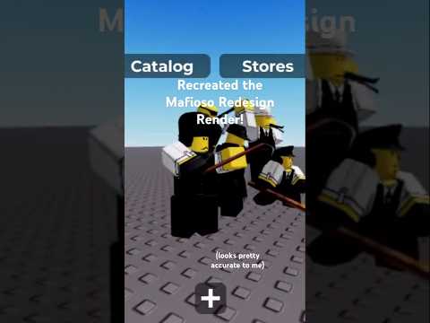 mafioso redesign render creation! #mafioso #forsaken #roblox #catalogavatarcreator