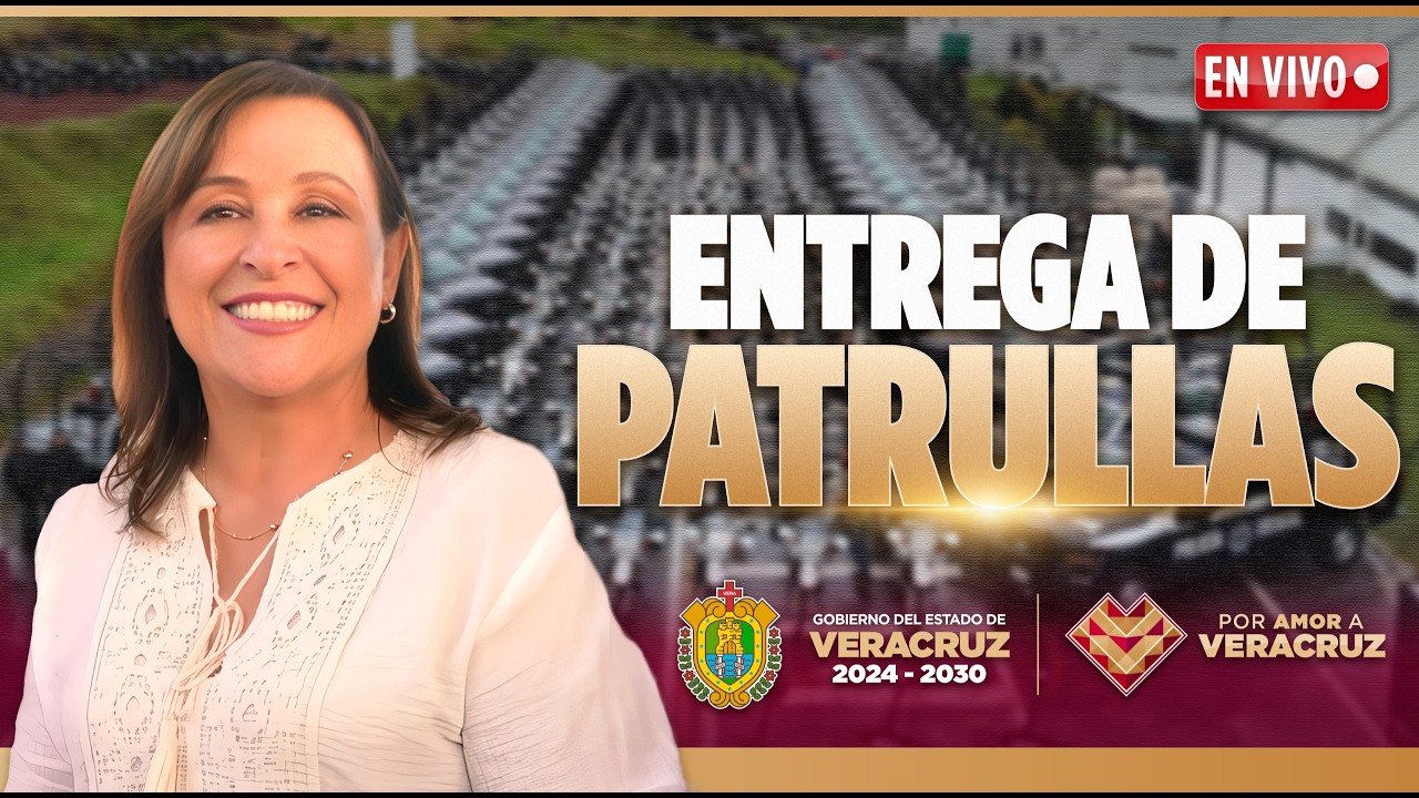 ▶️ #EnVivo | Entrega de nuevas patrullas a la Secretaría de Seguridad Pública del Estado de Veracruz
