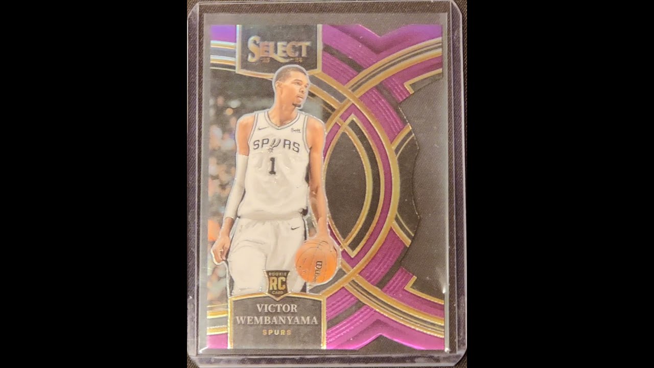 Select die cut wemby feature. #alien #victorwembanyama #panini