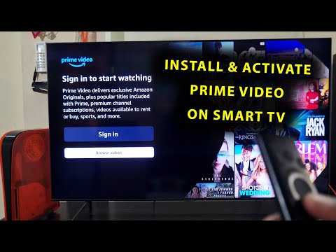 How To Install & Activate (Sign In) Amazon Prime Video App On Smart TV!