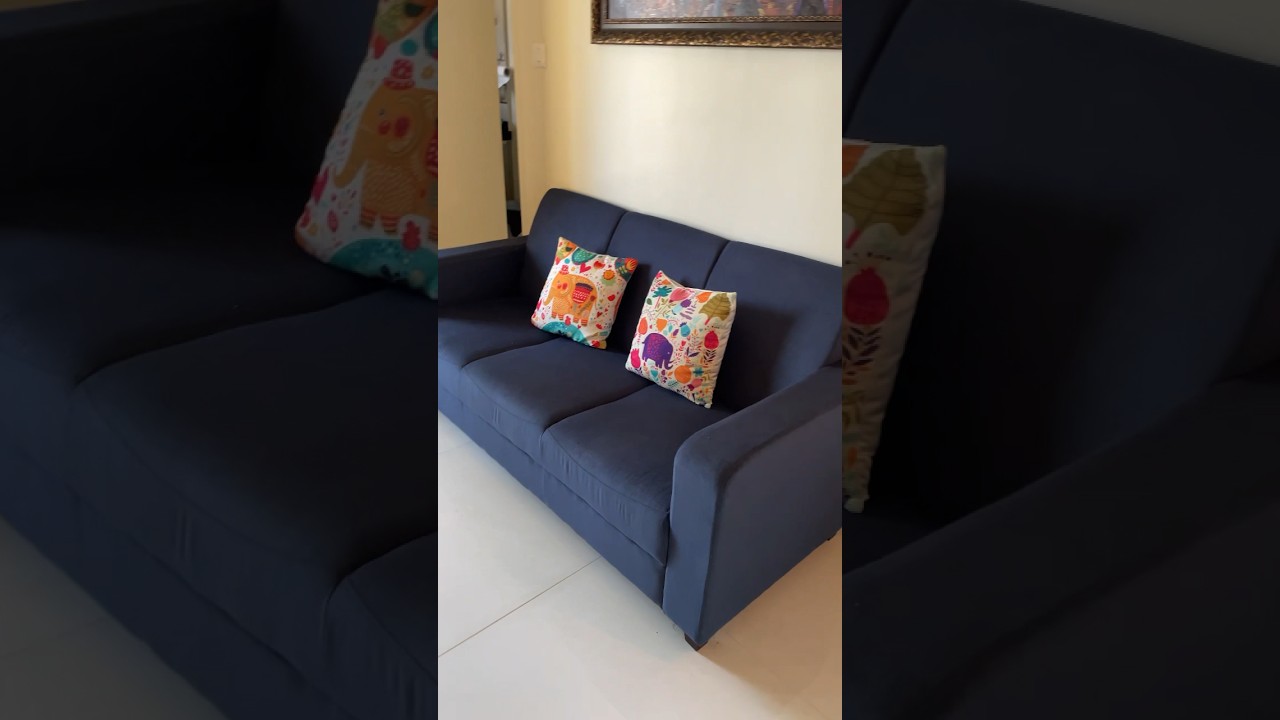 Alba Fabric 3 Seater Sofa by Woodsworth from Pepperfry⭐️⭐️⭐️⭐️⭐️