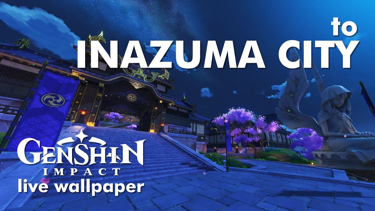 Genshin Impact ~To Inazuma City~ | Live Wallpaper | 1080p 60FPS
