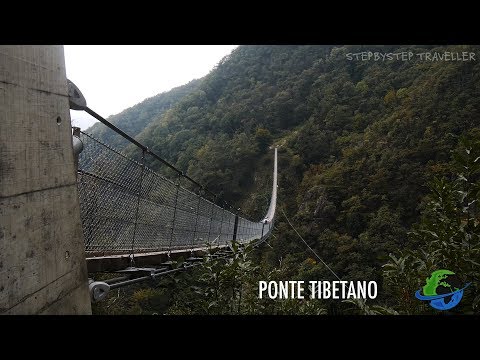 Wandern Ponte Tibetano - Bellinzona / Tessin