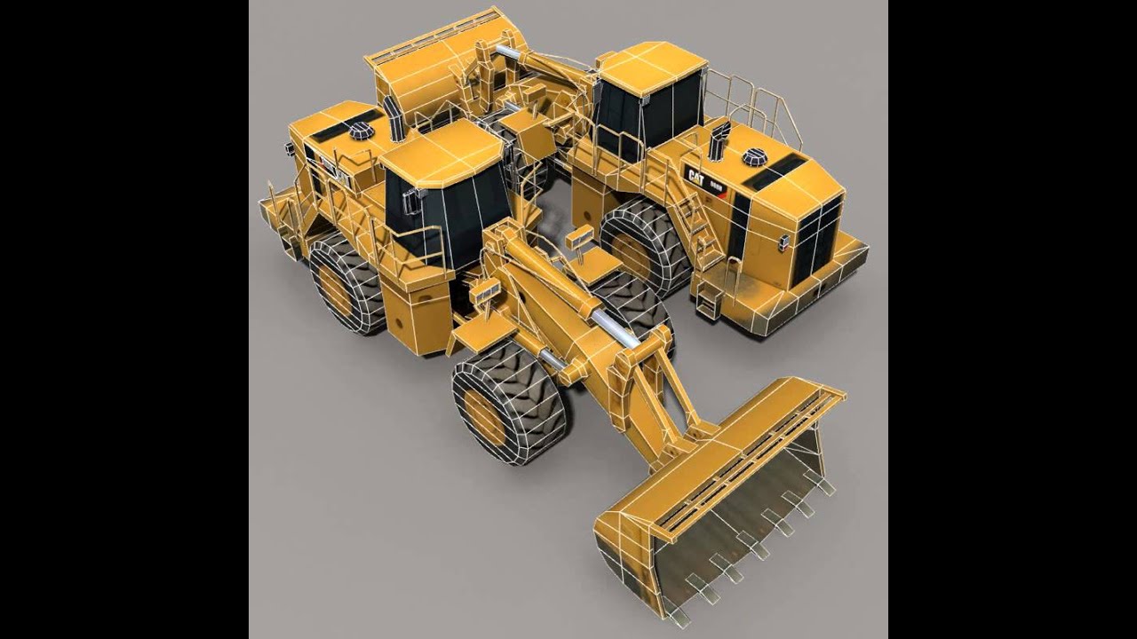 Loader  3D model from CGTrader.com
