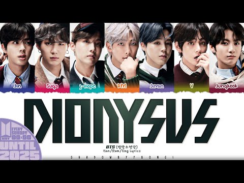 BTS (방탄소년단) 'DIONYSUS' Lyrics [Color Coded Han_Rom_Eng] | UNTIL 2025 #10