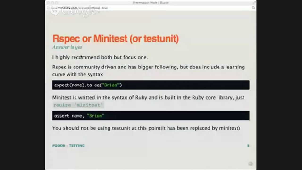 Practical Object Oriented Design in Ruby: Part 2 and Testing!