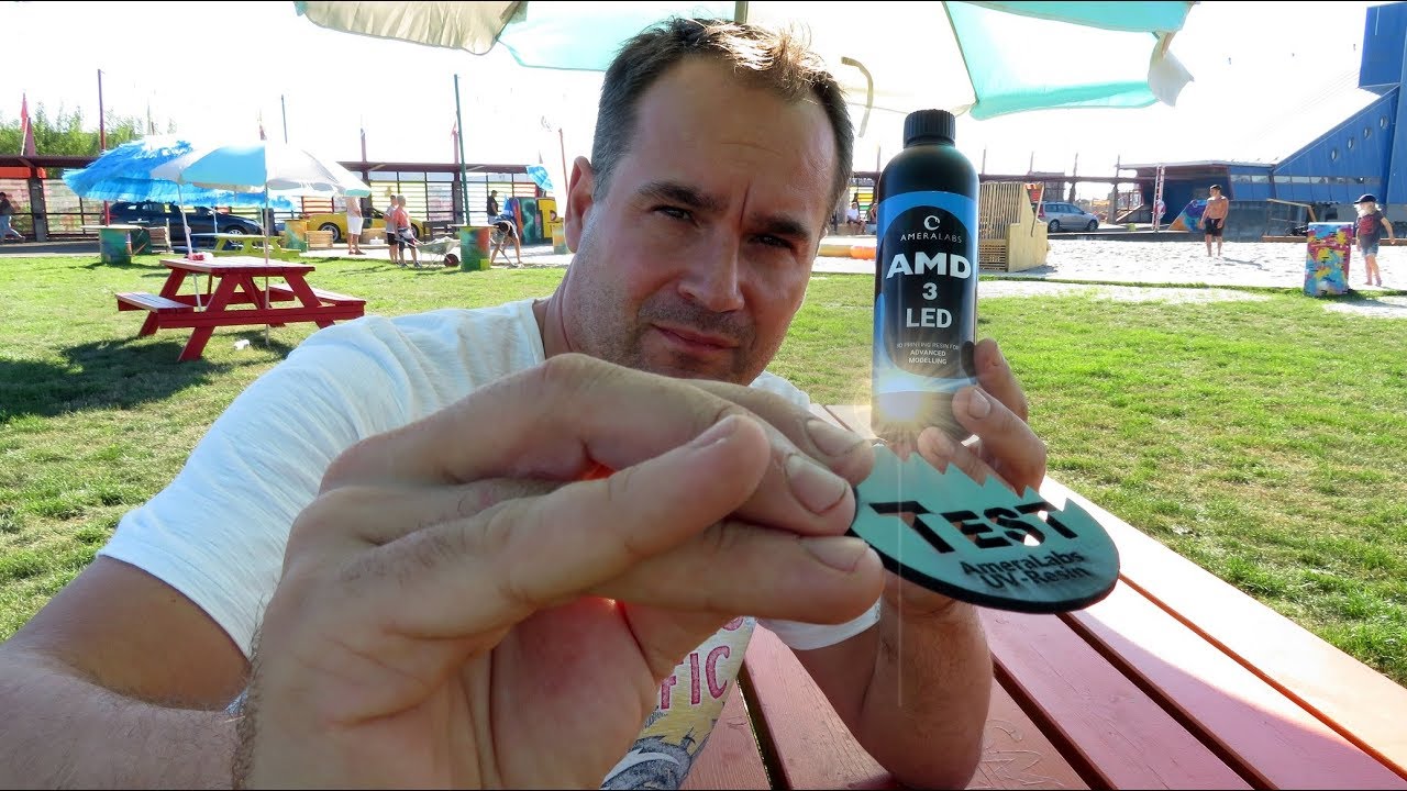 AMERALABS AMD-3 LED UV resin for 3D printing TEST review