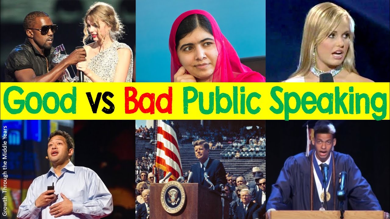 Good vs Bad Public Speaking: Examples & Annotations