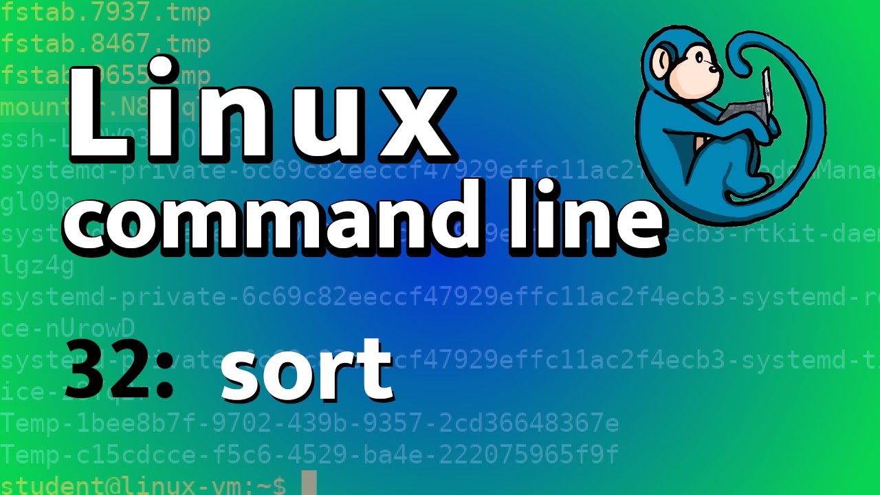 LCL 32 - sort - Linux Command Line tutorial for forensics