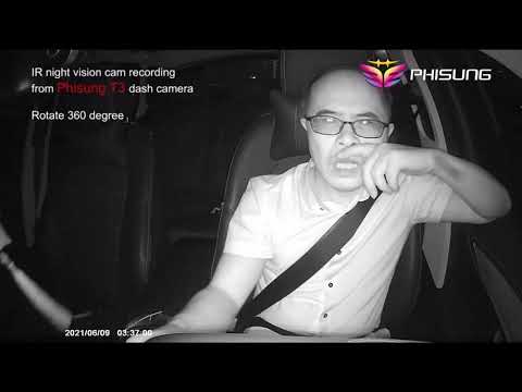 IR night vision video demo from Phisung T3