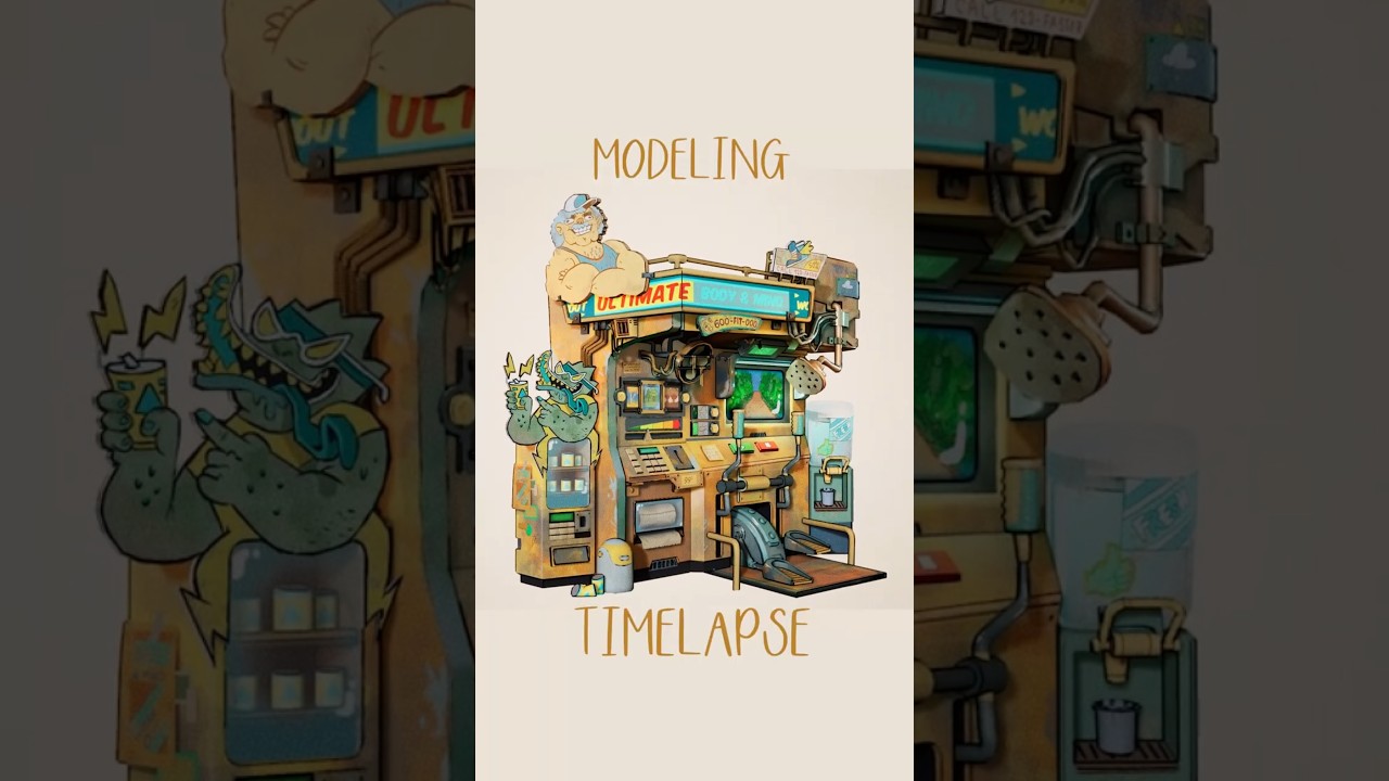 Fitness VM Modeling Timelapse
