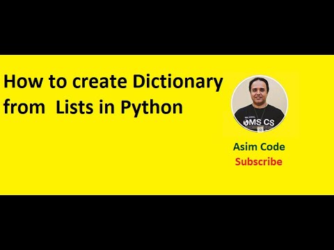 How to create Dictionary from Lists in Python
