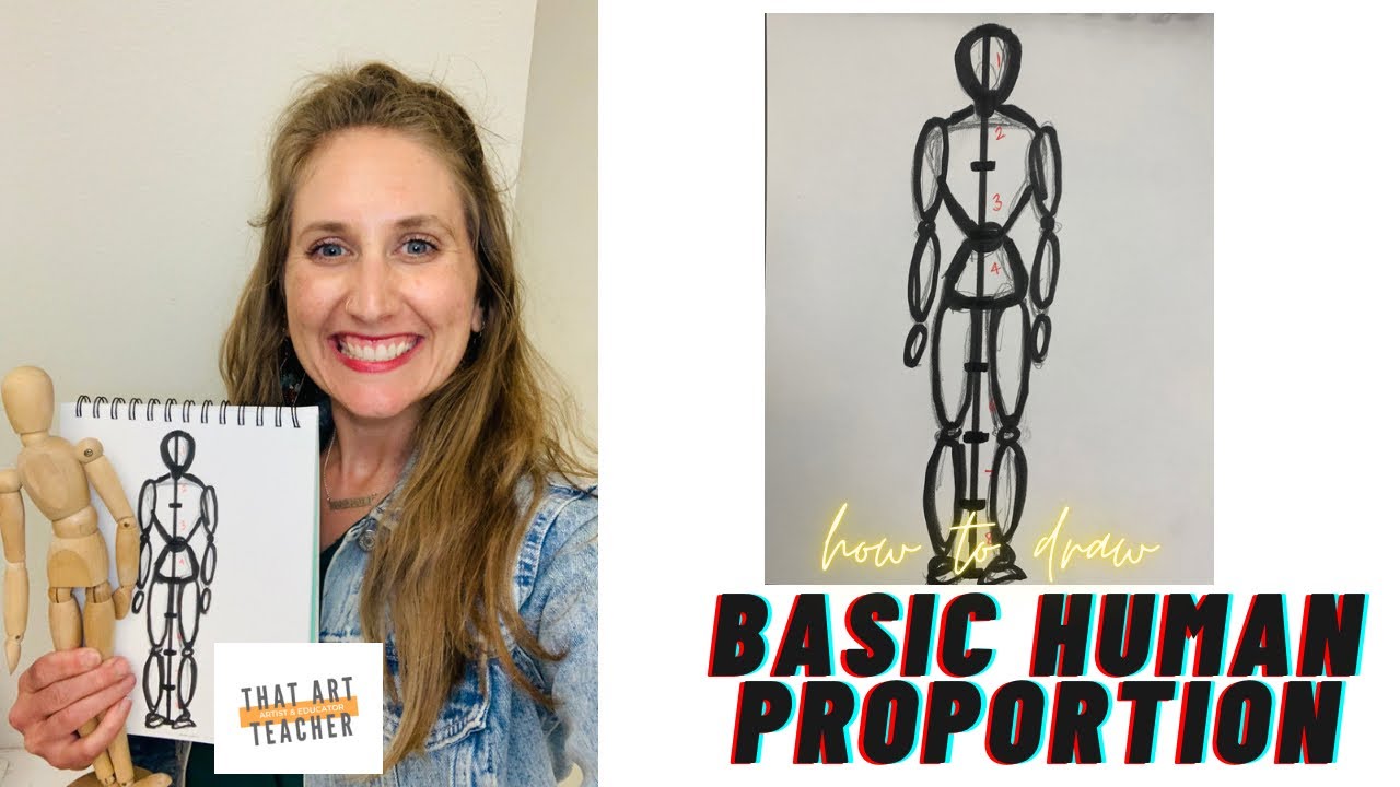 How to Draw Basic Human Proportions | The Easiest Way to Draw the Human Body