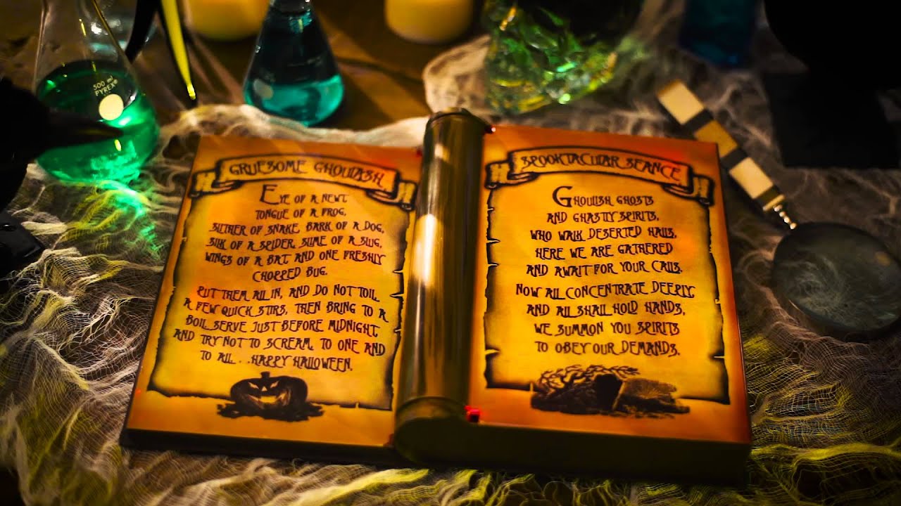 ANIMATED WITCH'S SPELLBOOK - Improvements Catalog