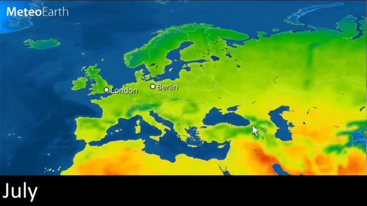 World Geography Online - Europe Temperature and Precipitation Explained
