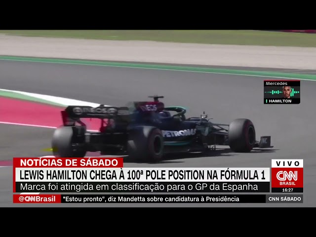 Em nova marca histórica, Hamilton conquista 100ª pole position na F1 ...