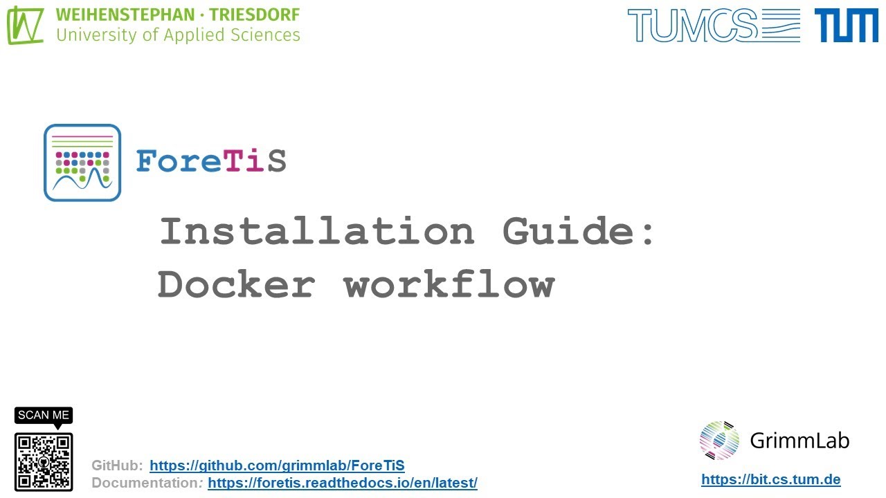 ForeTiS - Time Series Forecasting in Python - Setup ForeTiS using Docker