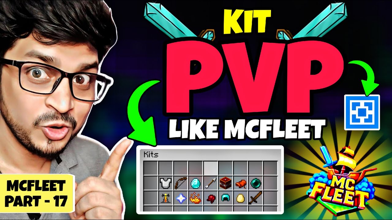 How To Make KitPvP Like McFleet in Aternos Minecraft | How To Make Kit PvP Server in Aternos