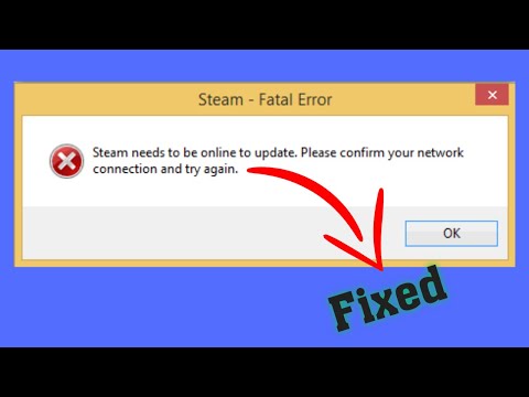 Fix Steam need to be Online to Update in Windows 10_11