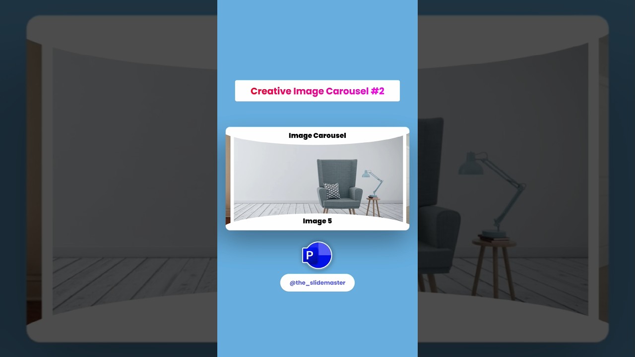 ⚡ Creative Curved Carousel in #powerpoint #tutorial #ppttemplate