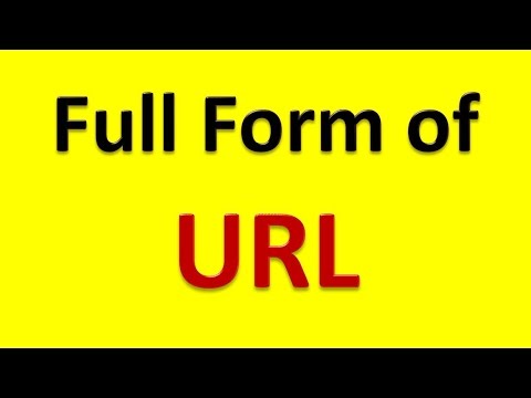 Full Form of URL