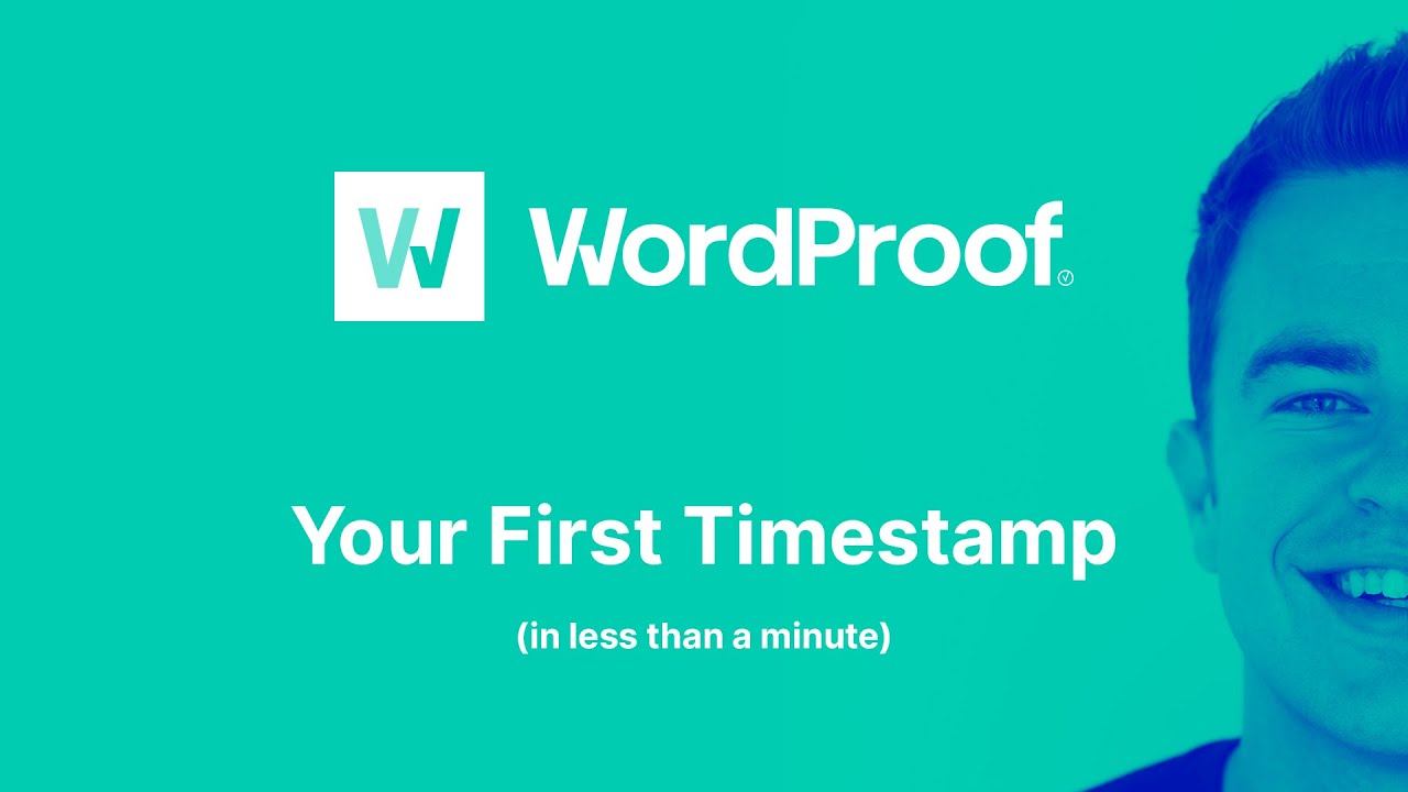 Your First WordProof Timestamp