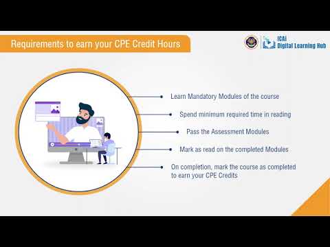 Structured CPE Credits for the Year 2021 on the ICAI Digital Learning Hub