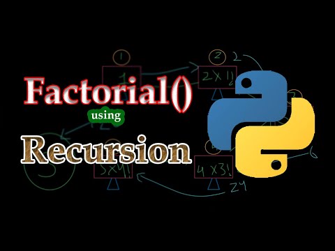 How to find the factorial-! of a number using Recursion in python | What is recursion | All concepts