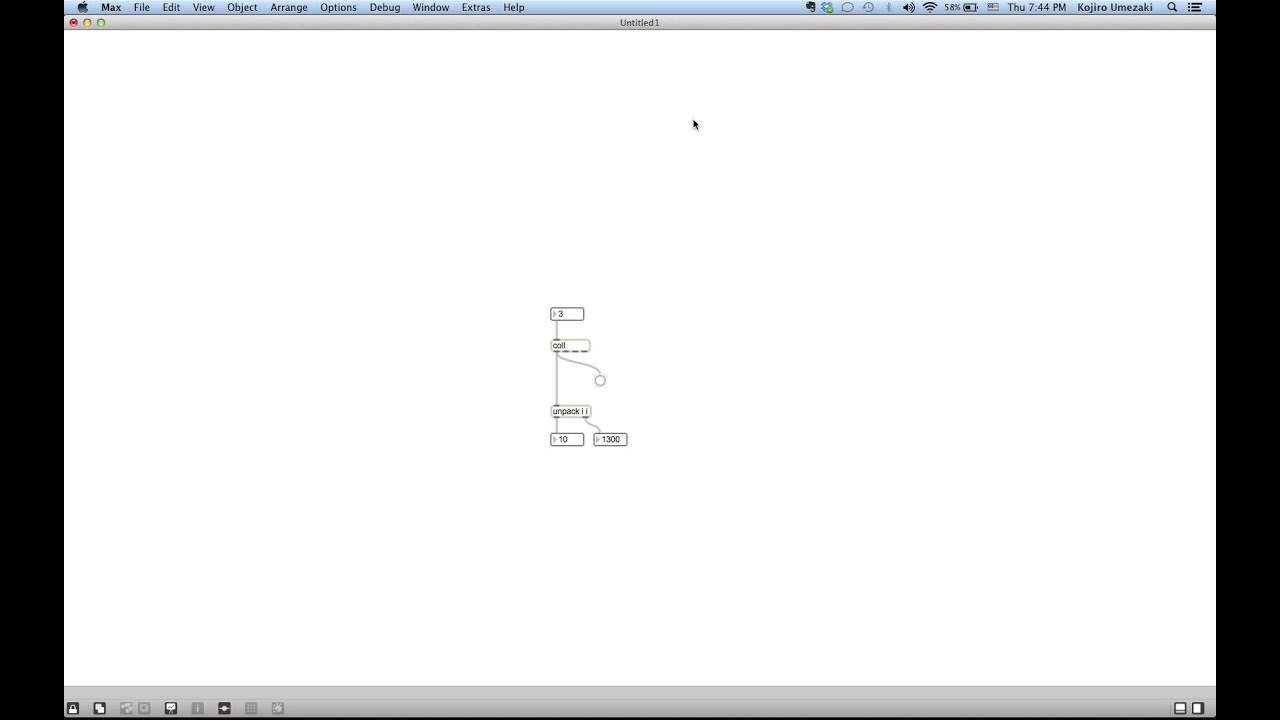 Max Tutorial: coll Object (Part 3)