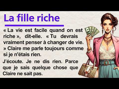 The Rich Girl’s Lesson | Learn French for Beginners with a Simple Story | Improve Your French