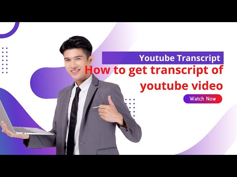 how to get the transcript of a youtube video