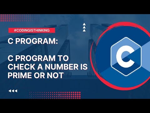 C Program to Check a Number is Prime or Not | Prime Number Program in C | Find Prime Number