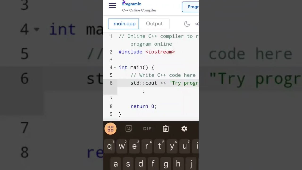 Online C++ Compiler | C++ Code without any Software