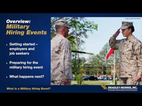 What is a Military Hiring Event?