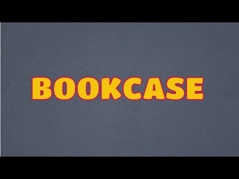 What Does BOOKCASE Means || Meanings And Definitions With Example in ENGLISH