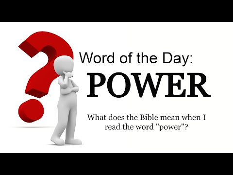 POWER | Word of the Day | Common Biblical words defined