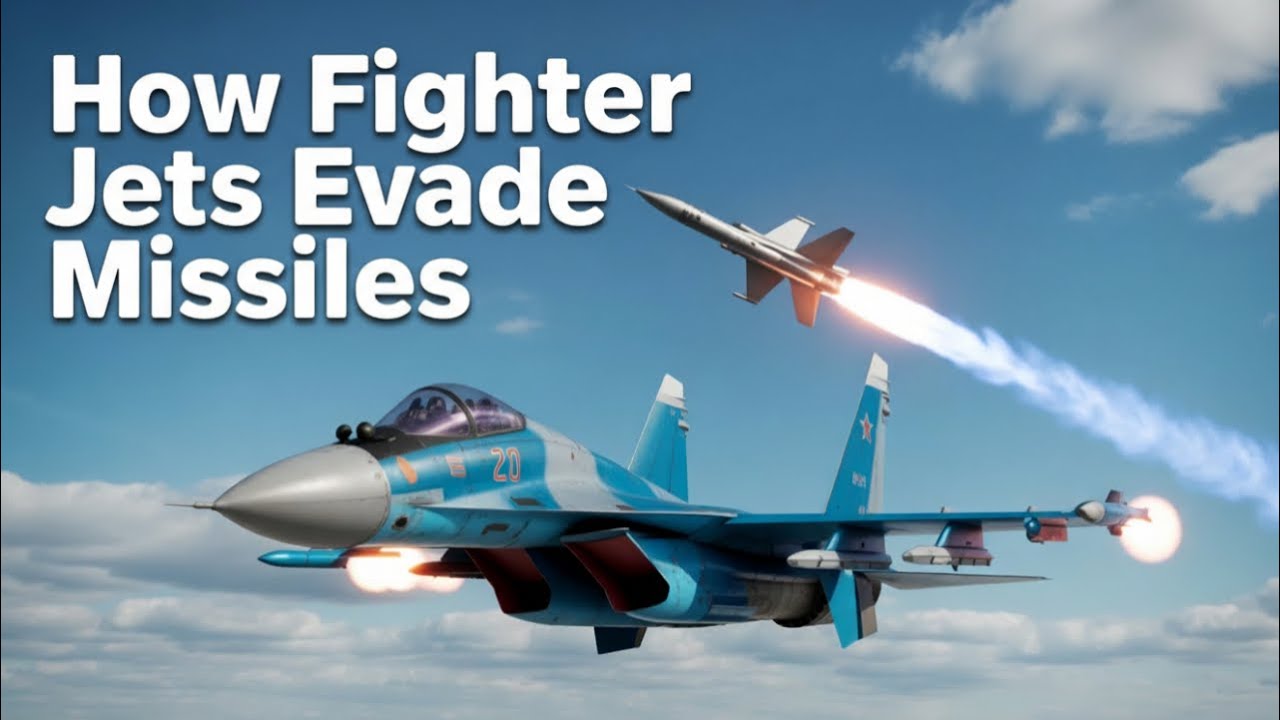 How Fighter Jets Evade Enemy Missiles (10 tactics they employ)
