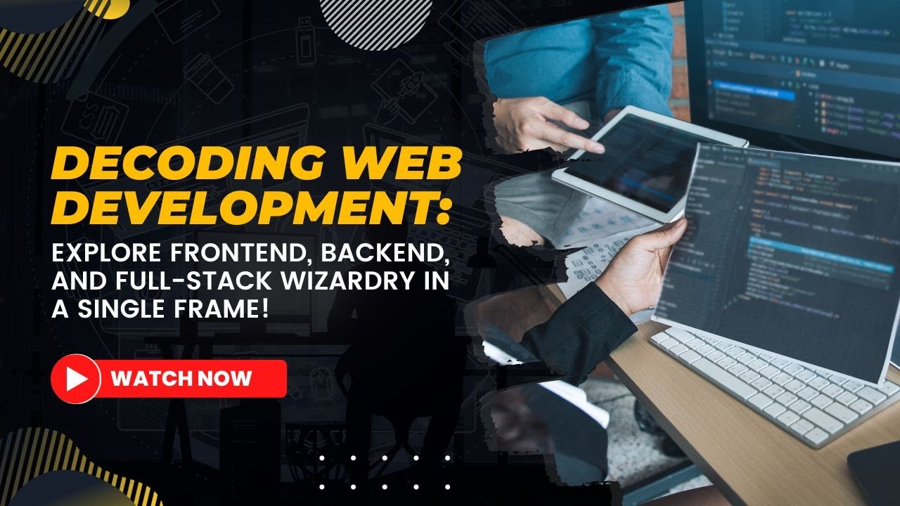Dive into the world of web development with a primer on three essential types