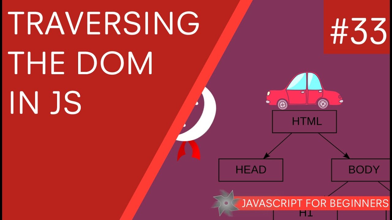 JavaScript Tutorial For Beginners #33 - Traversing the DOM