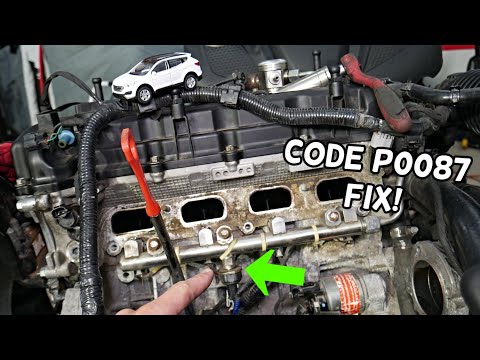HYUNDAI SANTA FE CODE P0087 FUEL RAIL SYSTEM PRESSURE, CHECK ENGINE LIGHT ON FIX
