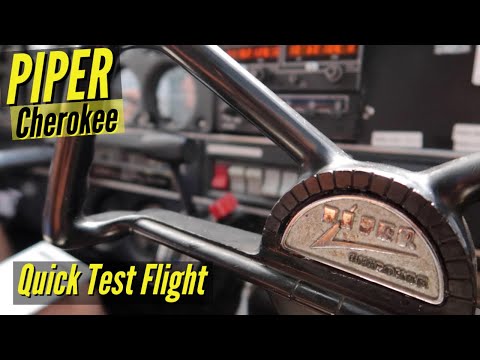 Piper Cherokee PA 28-140 | Quick Break from the Garage to Play in the Sky!