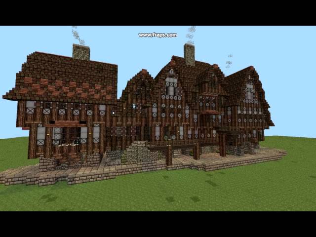 Rich Uptown Medieval Shopping Center Minecraft Map