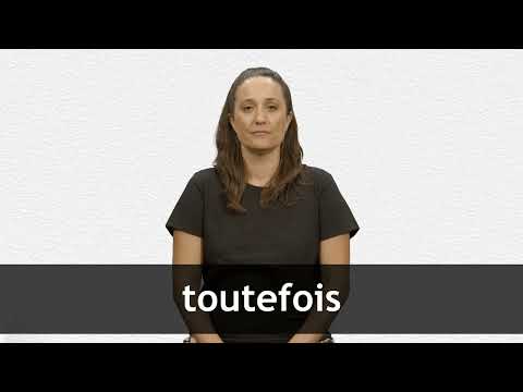 English Translation of “TOUTEFOIS” | Collins French-English Dictionary