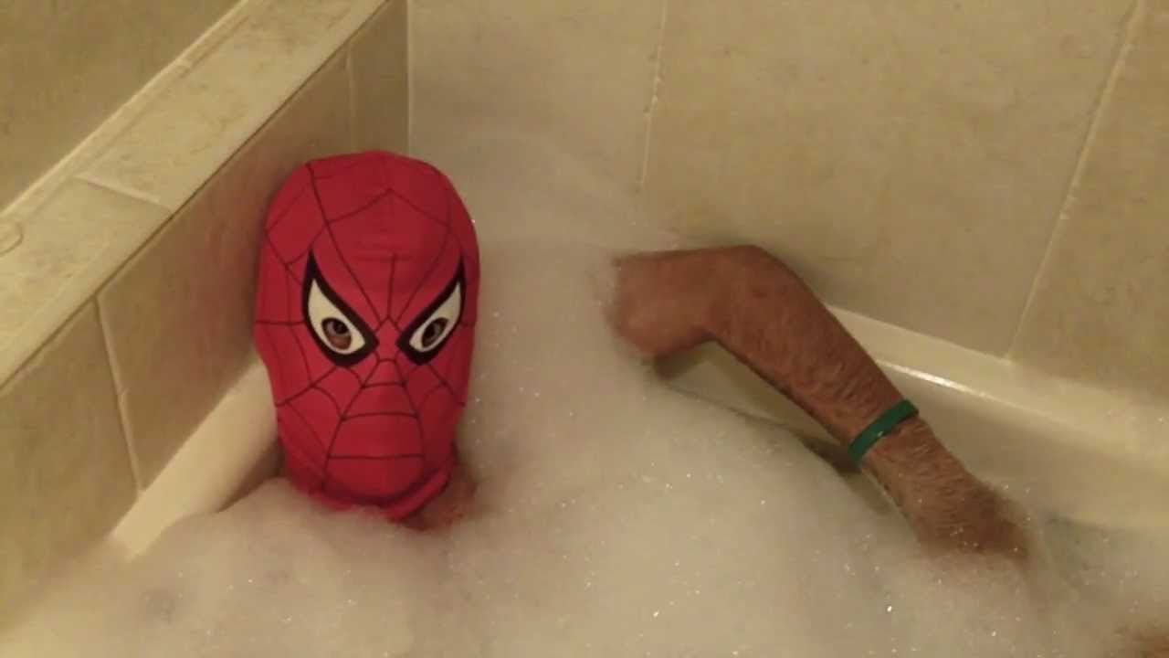 Spiderman Moment - Bath Time (Original)