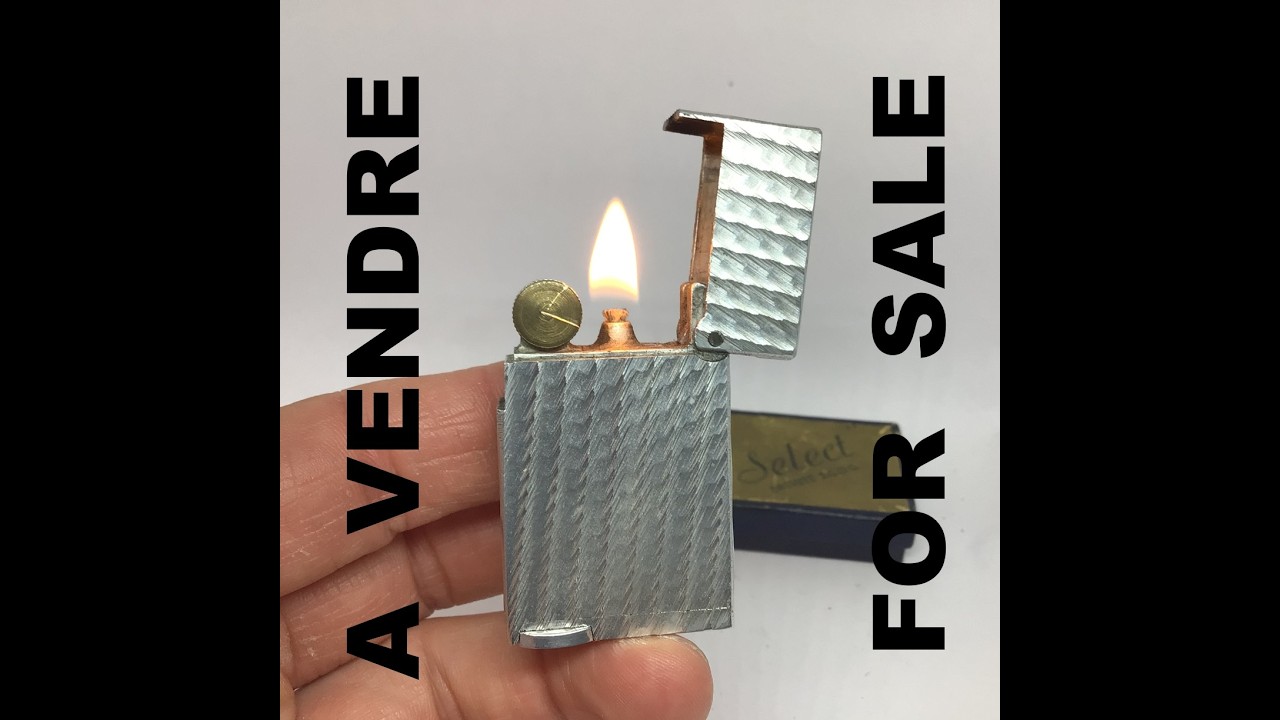 Briquet Select aluminium en boite - Made in France